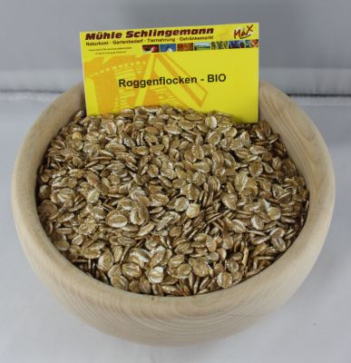 Muehle Schlingemann e. K. - Roggenflocken 25 kg - BIO