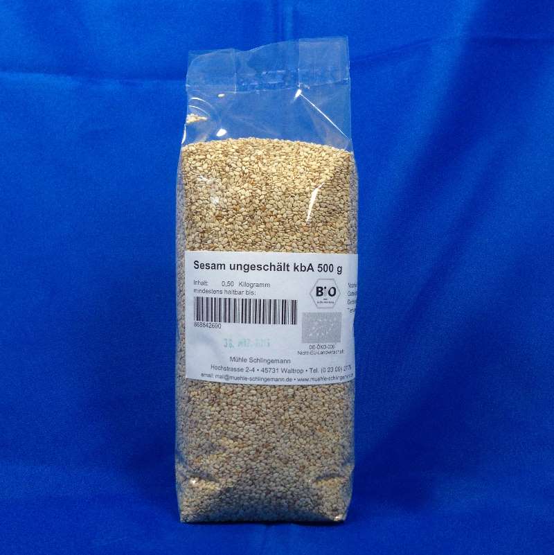 Muehle Schlingemann e. K. - Sesam ungeschält - BIO 500 g